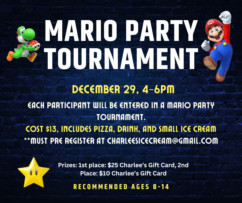 Mario Party Tournament - Charlee's Ice Cream - Camillus, NY